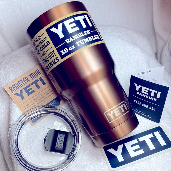 Yeti | Kitchen | Yeti Rambler Copper 3oz Tumbler Magslider Lid Brand ...